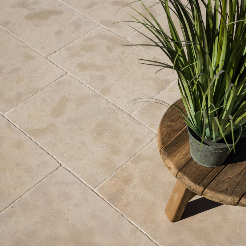 Dallage en pierre naturelle Atlas Beige 60x40x1,5 cm | RO'MA Nature