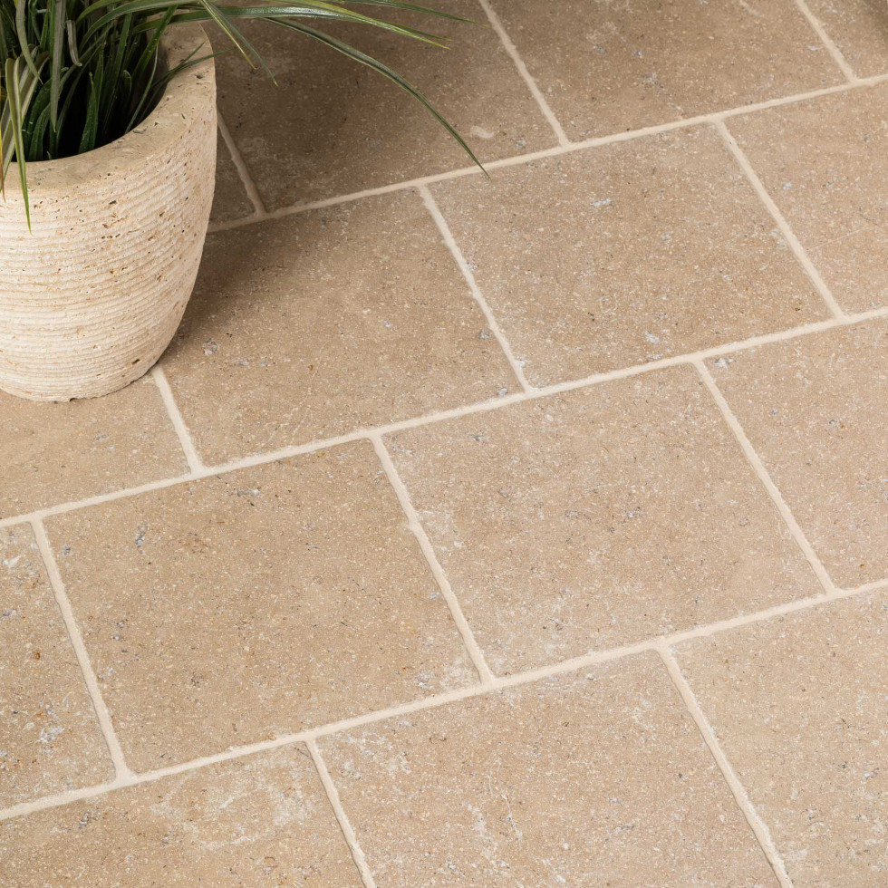 Pavé extérieur beige | RO'MA Nature Spécialiste Pierre Naturelle
