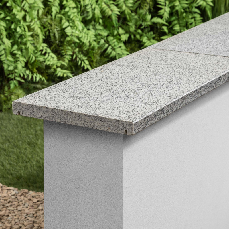 Couvertine dessus de mur Granit Gris Clair 60x30x3 | RO'MA Nature