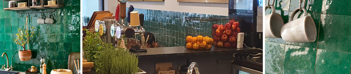 5 inspirations de zelliges verts en cuisine - LeBlog