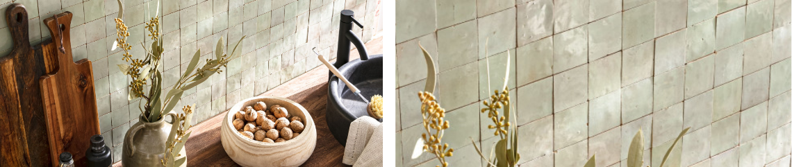 5 inspirations de zelliges verts en cuisine - LeBlog